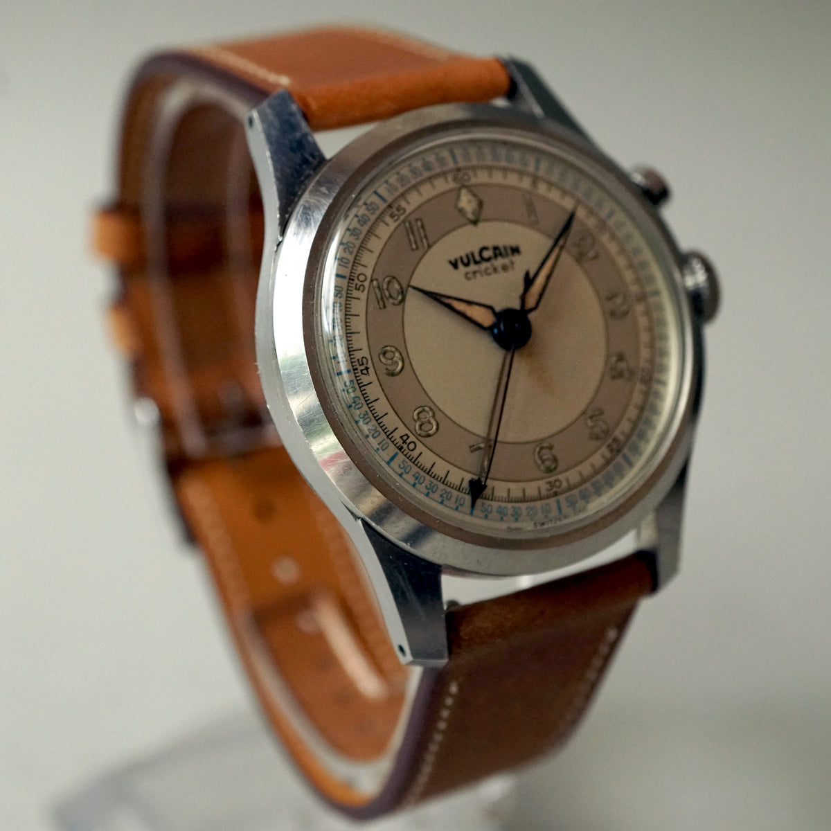 1940s VULCAIN CRICKET ALARM WATCH – NOSTIME